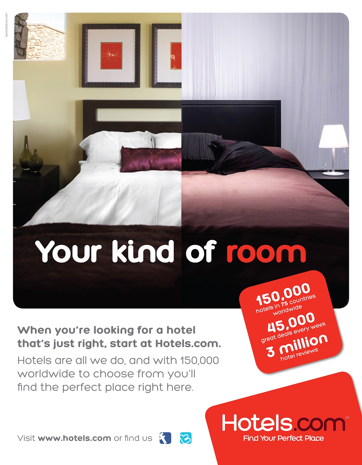 Mikes Stuff 'n' things: Hotels.com Press ads