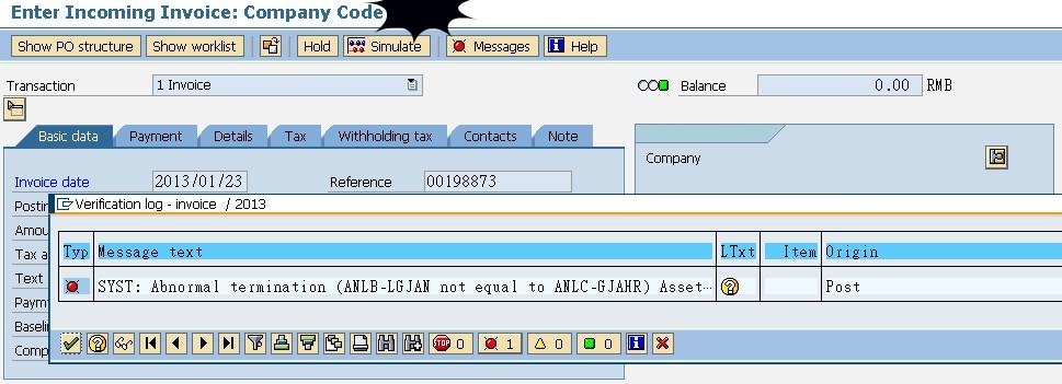 ERIC YANG'S NOTEPAD: SAP SYST: Abnormal termination (ANLB-LGJAN not ...