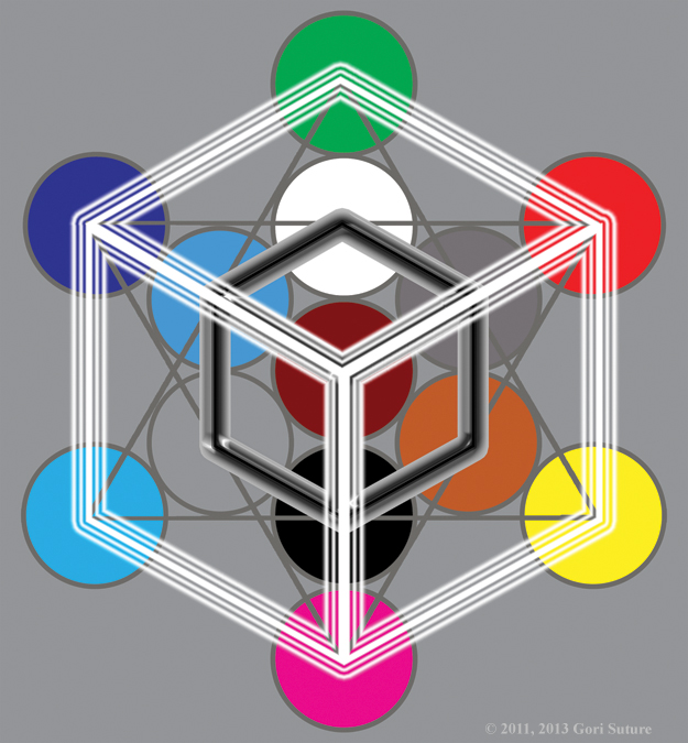 Gori Suture's The Color Of Paradox: The Rosy Cross ~ Metatron’s Cube