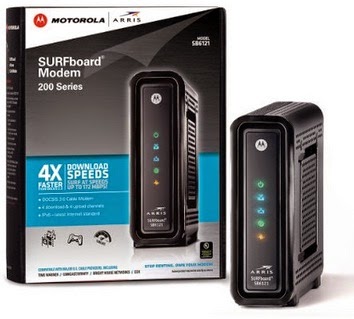Computer Hardware: ARRIS / Motorola SB6121 SURFboard DOCSIS 3.0 Cable Modem