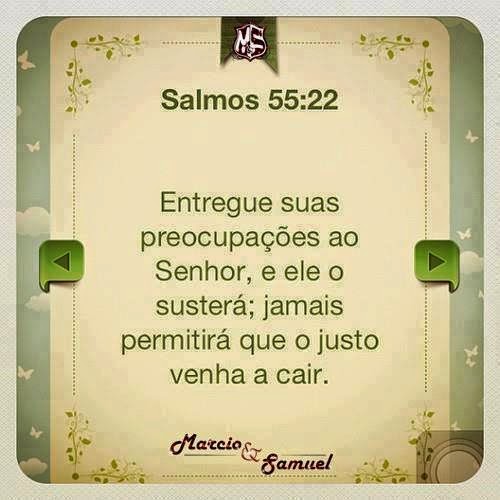 Mural da Fé Cristã: Salmos 55:22