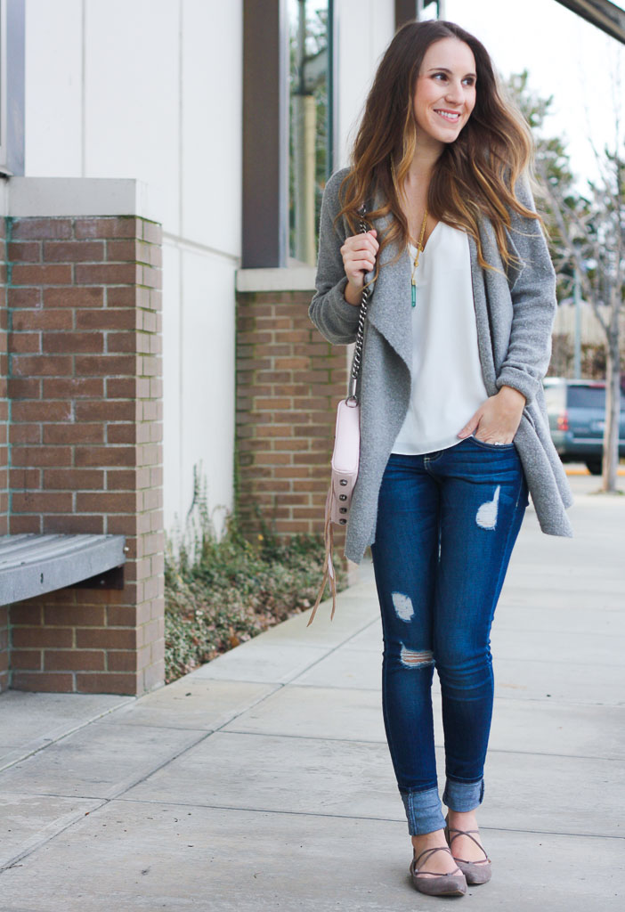 Cozy Draped Cardigan - Twenties Girl Style