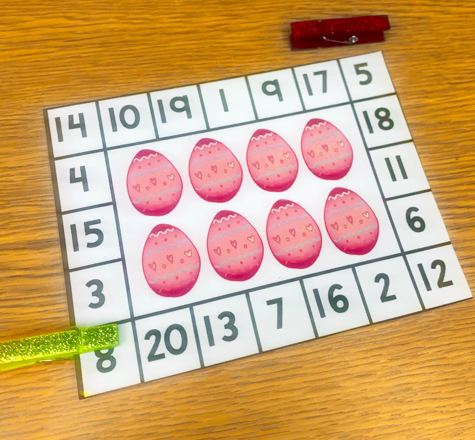 Ms. Moran's Kindergarten: Easter Counting Practice