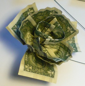 Let's create: Dollar Bill Rose Tutorial