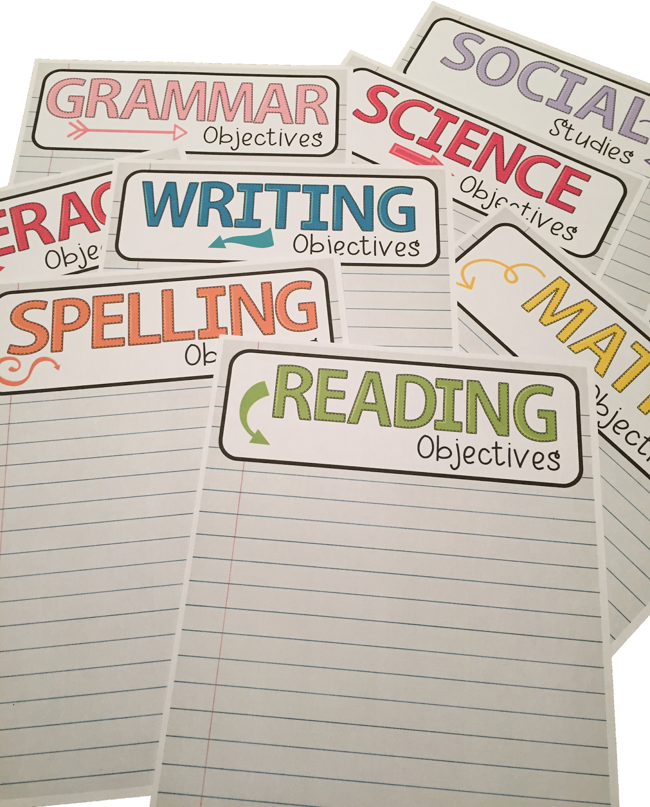 Totally Terrific in Texas: Objective Headers