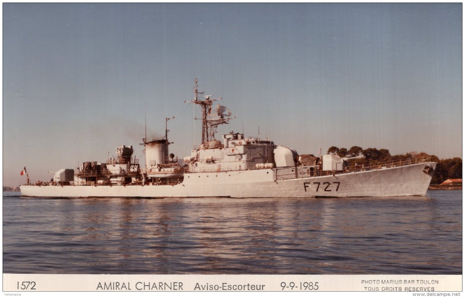 La Marcophilie Navale Envelopmer: Amiral Charner aviso escorteur ...