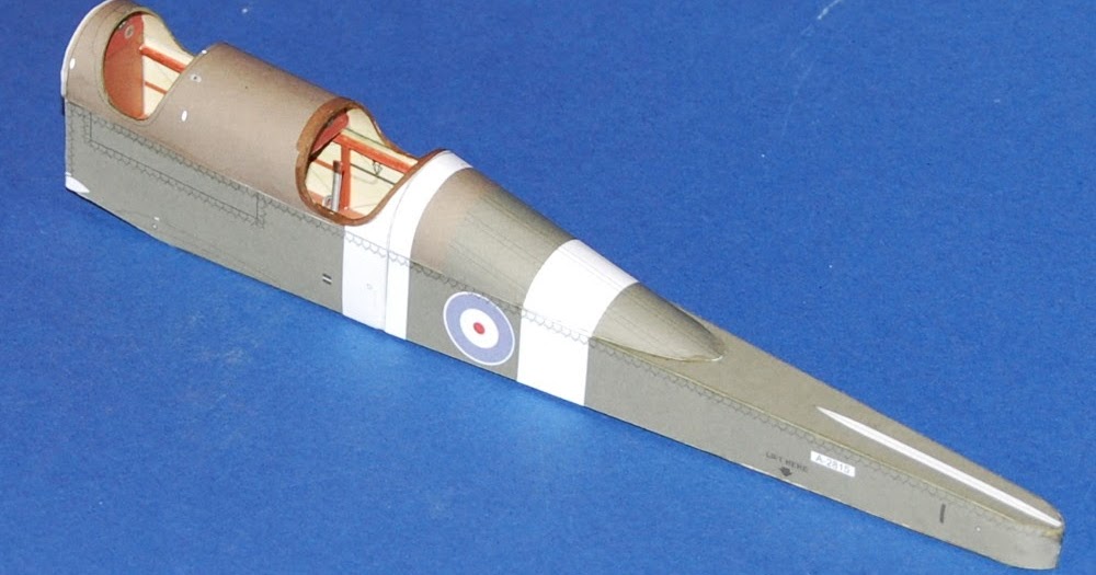 F-ES-B Modellbau: Kartonmodell - GPM - Bleriot BE2e Experimental 1:33 ...