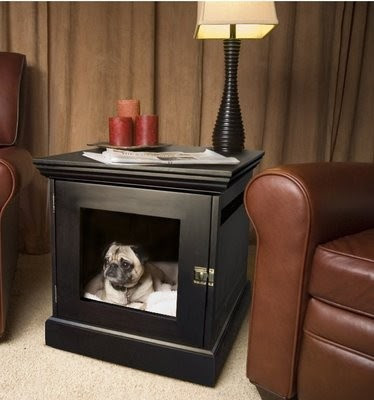 Tiptoethrough: DIY: Side Table as Dog Bed