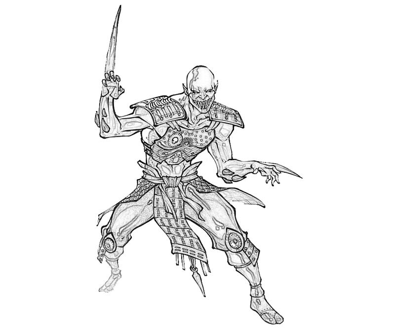 Mortal Kombat Baraka Drawing