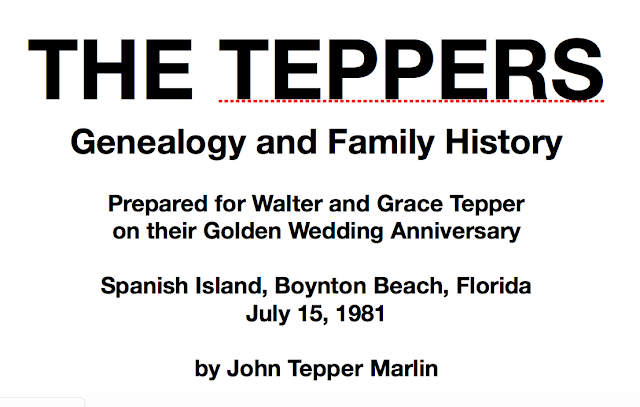 Alice Tepper Marlin: TEPPER FAMILY | Genealogy and Stories