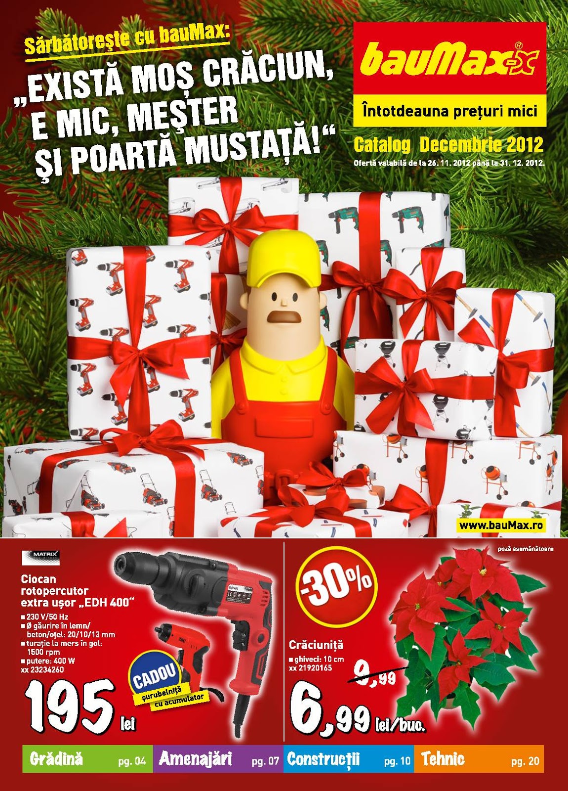 Catalog oferte si promotii: Oferta Baumax Brasov decembrie 2012