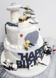Star Wars Hoth Cake
