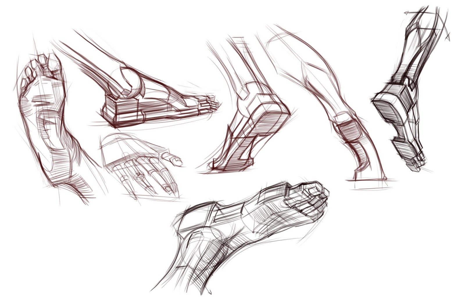 figuredrawing.info news: Drawing feet