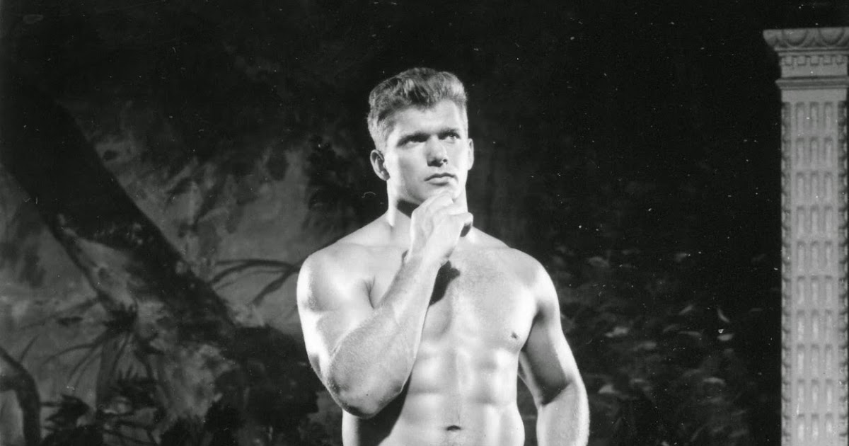 Male Models Vintage Beefcake Dave Lancaster Photographed By The Athletic Model Guild