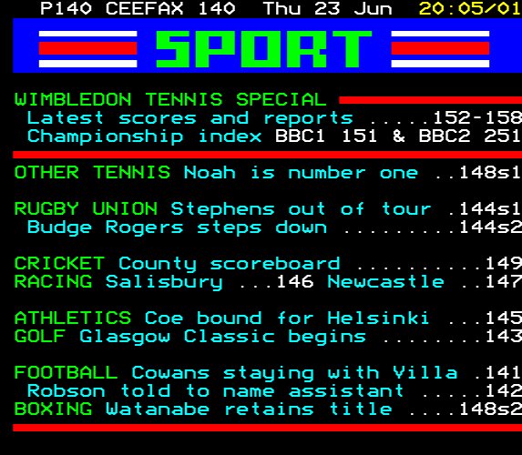 Curious British Telly: Bringing Teletext Back to Life - Vol. 1