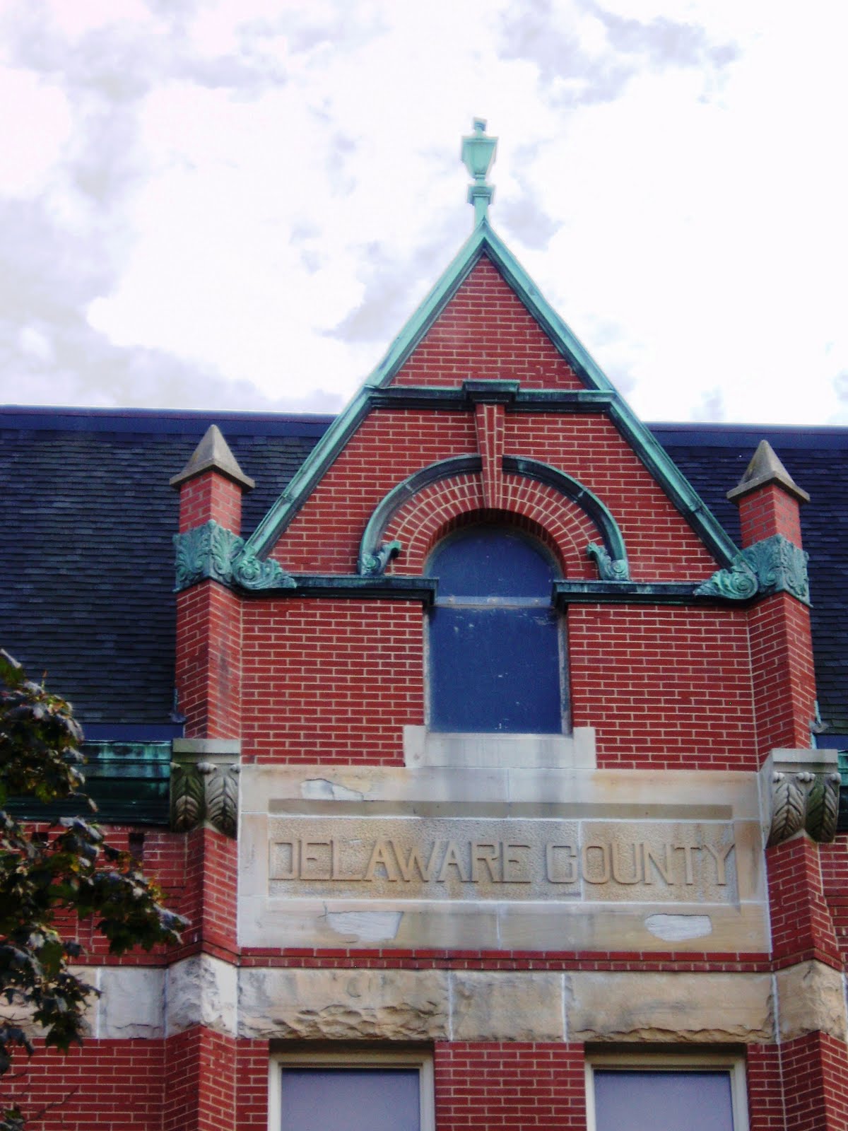 History and Culture by Bicycle: Delaware County Courthouse