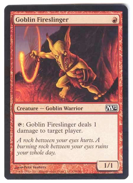Magic the Gathering Adventures: Magic 2012 (M12) Red Creatures
