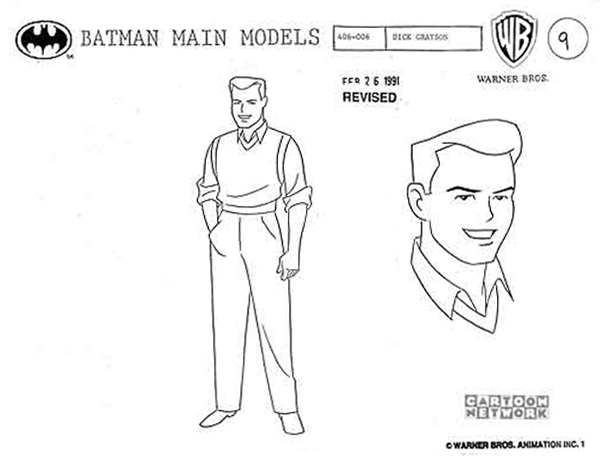 Living Lines Library: Batman (TV Series 1992–1995) - Model Sheets ...
