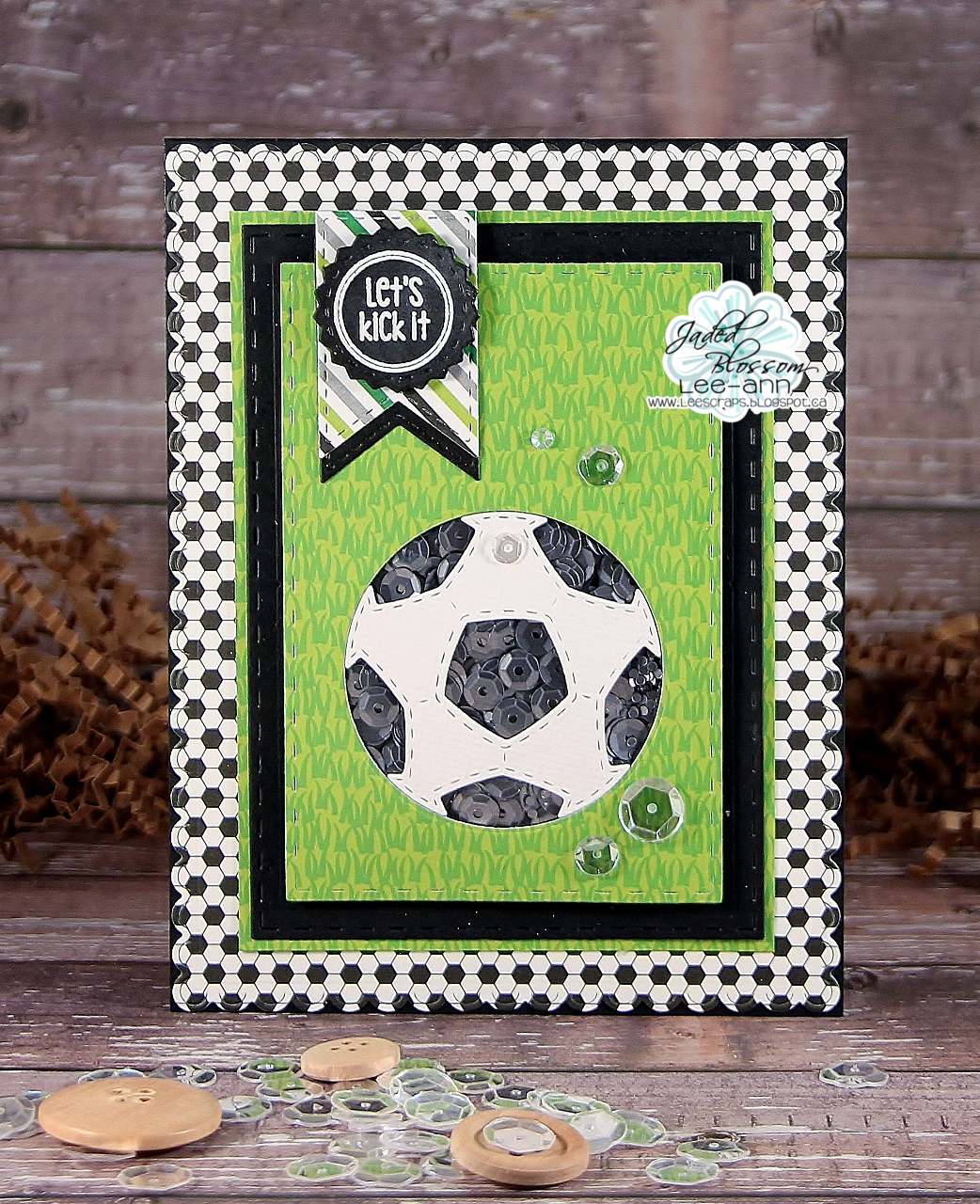 Snappy Scraps: Soccer Shaker