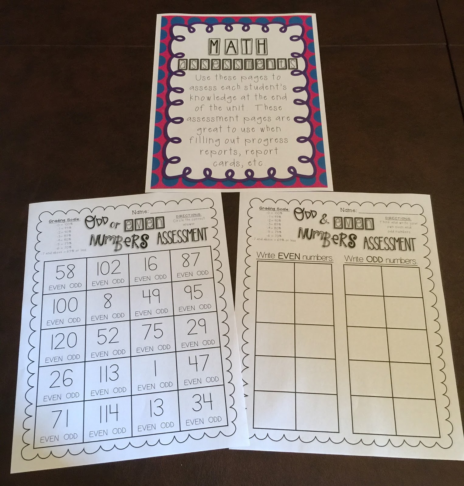 Teaching With Terhune: Even and Odd Numbers Math Unit