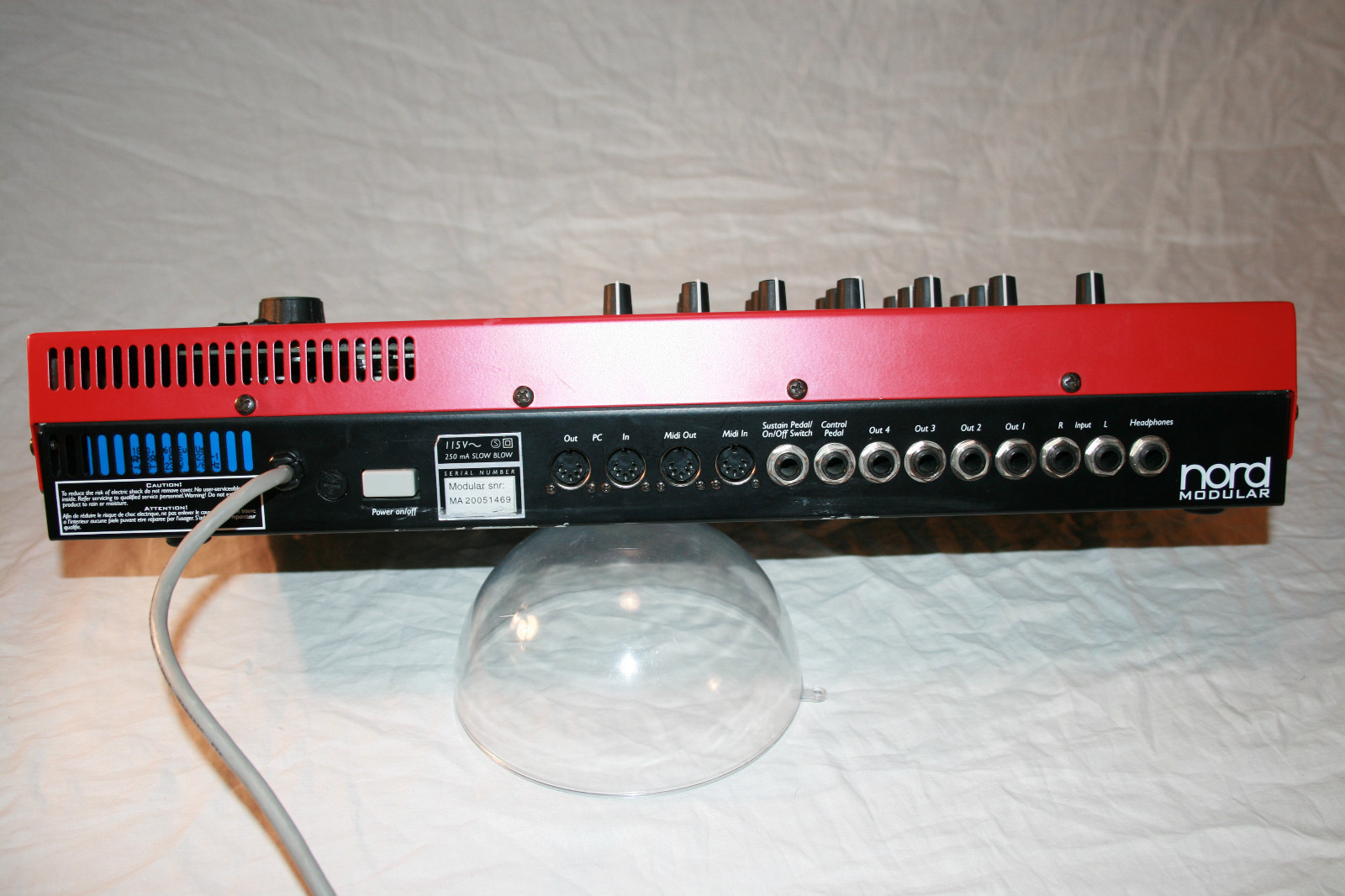 MATRIXSYNTH: Clavia Nord Modular Synthesizer Keyboard SN M 20051469