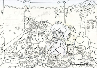 Mewarnai Gambar Mario Bros | Khasanah Gambar