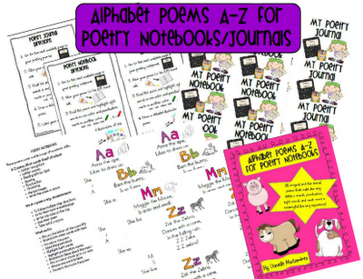 Krazee 4 Kindergarten: Poetry Journals/Notebooks to Teach a Wide Range ...