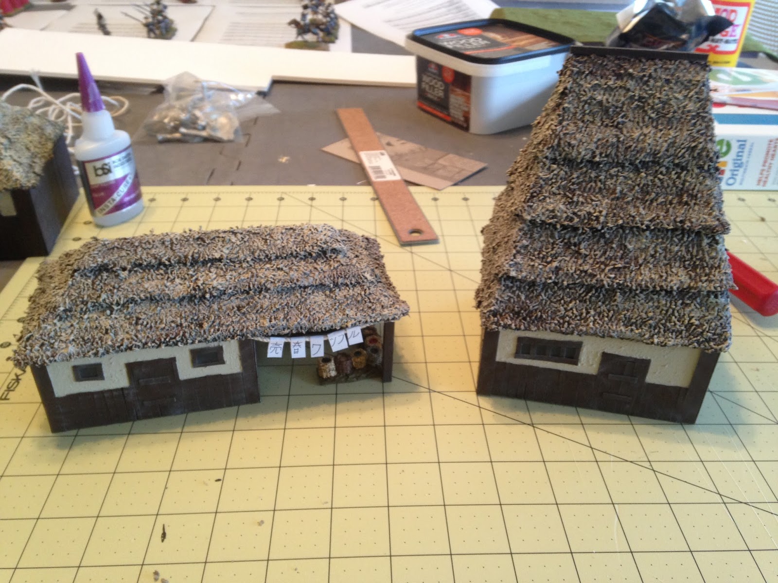Hachiman's Toy Chest: Building A 28mm Feudal Japanese Village