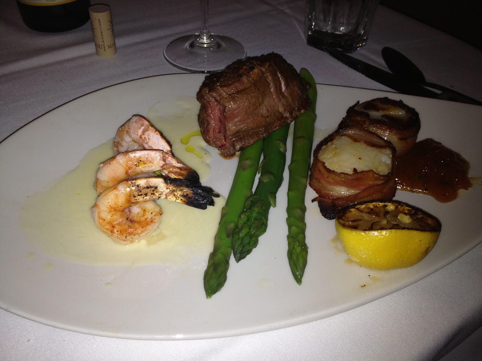 Sunday, dinner for two: Anniversary Dinner at Morton's The Steakhouse