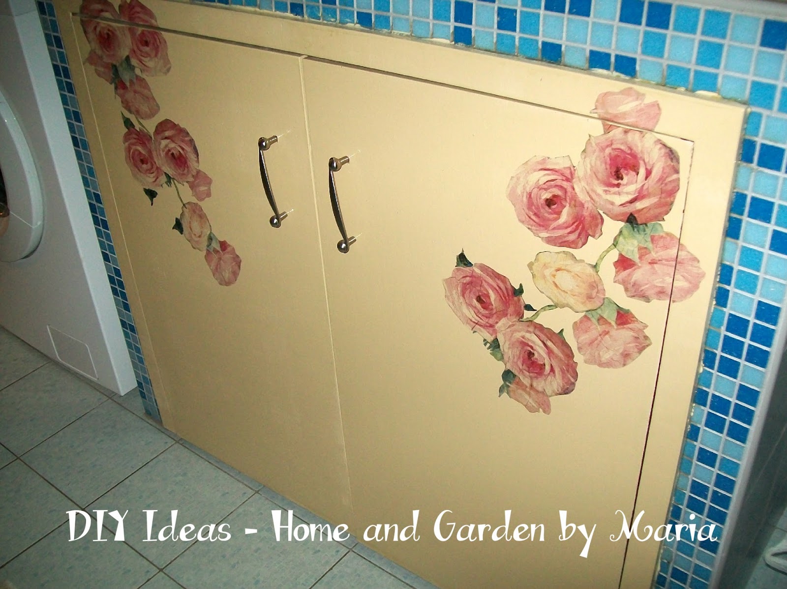 DIY Ideas - Home and Garden by Maria: Decoupage - Ντεκουπάζ Μεταμόρφωση ...