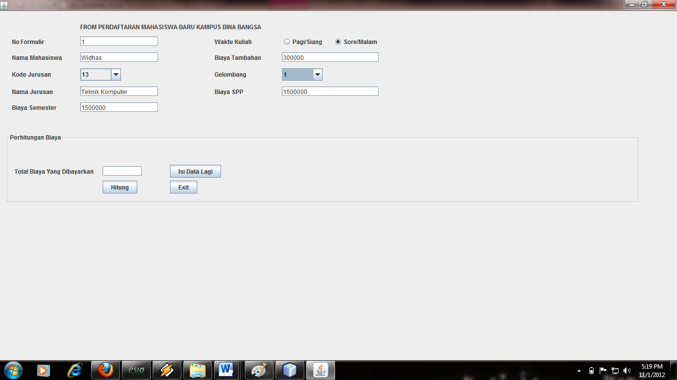 Cara Membuat Java JFrame Form Sederhana Menggunakan Java NetBeans.6.9.1 ...