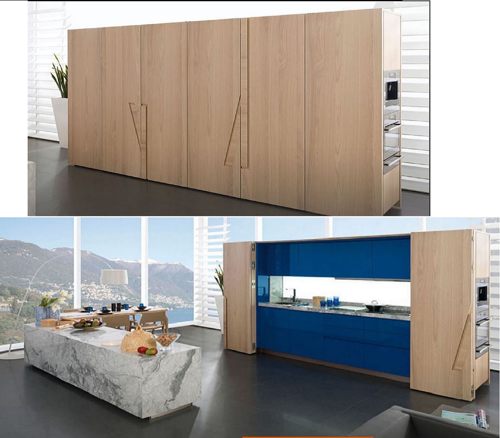 Hidden Kitchen Design - Room Decor Inspiration-54D