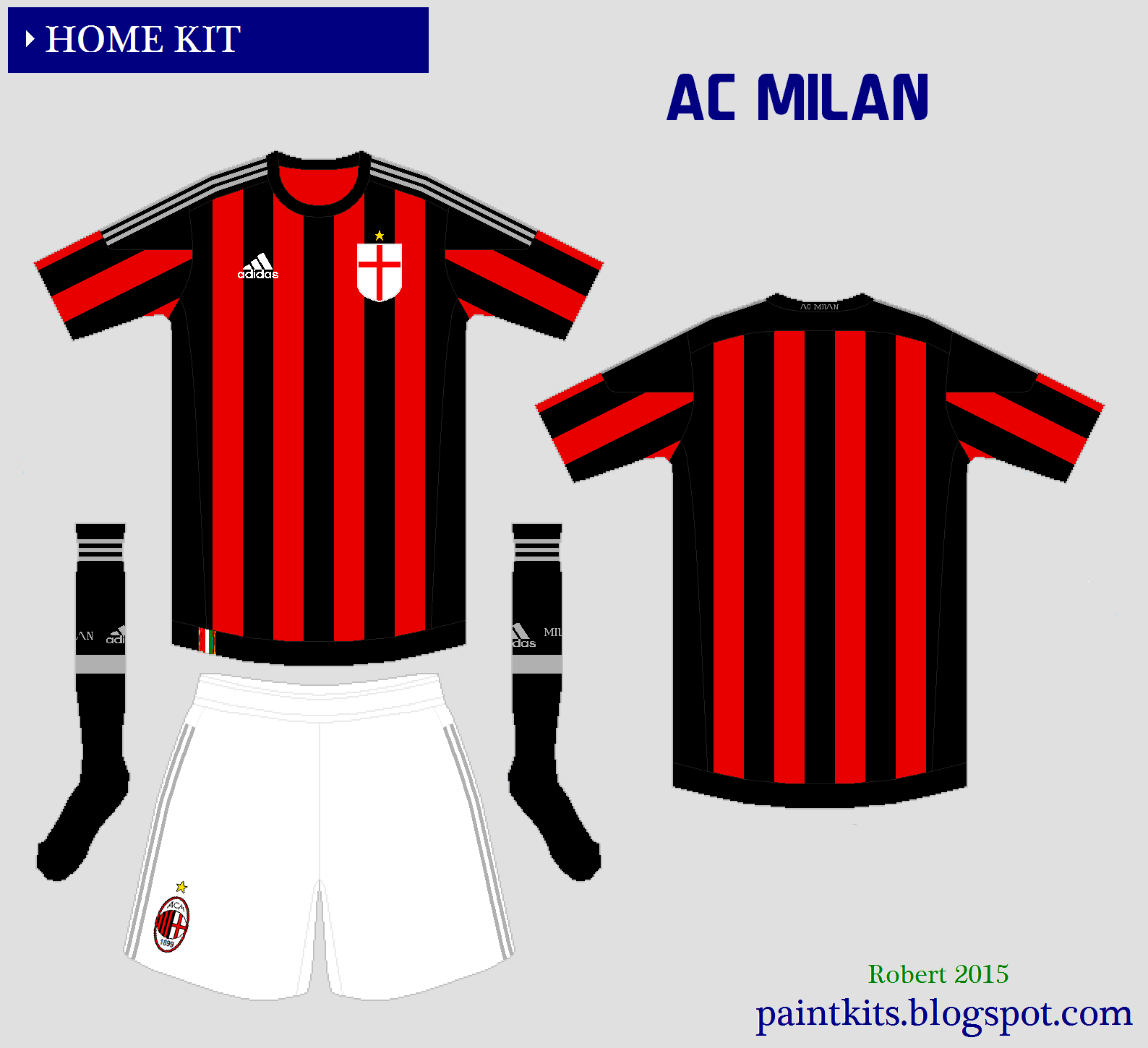Paint Kits: A.C. Milan 2015/2016