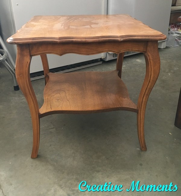 Creating Coordinating End Table in Shades of Grey