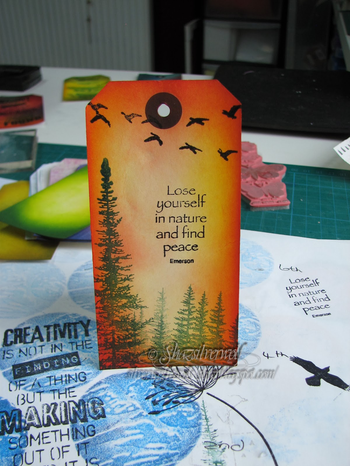 Silverwolf Cards: Stampscapes & Scenic stamping