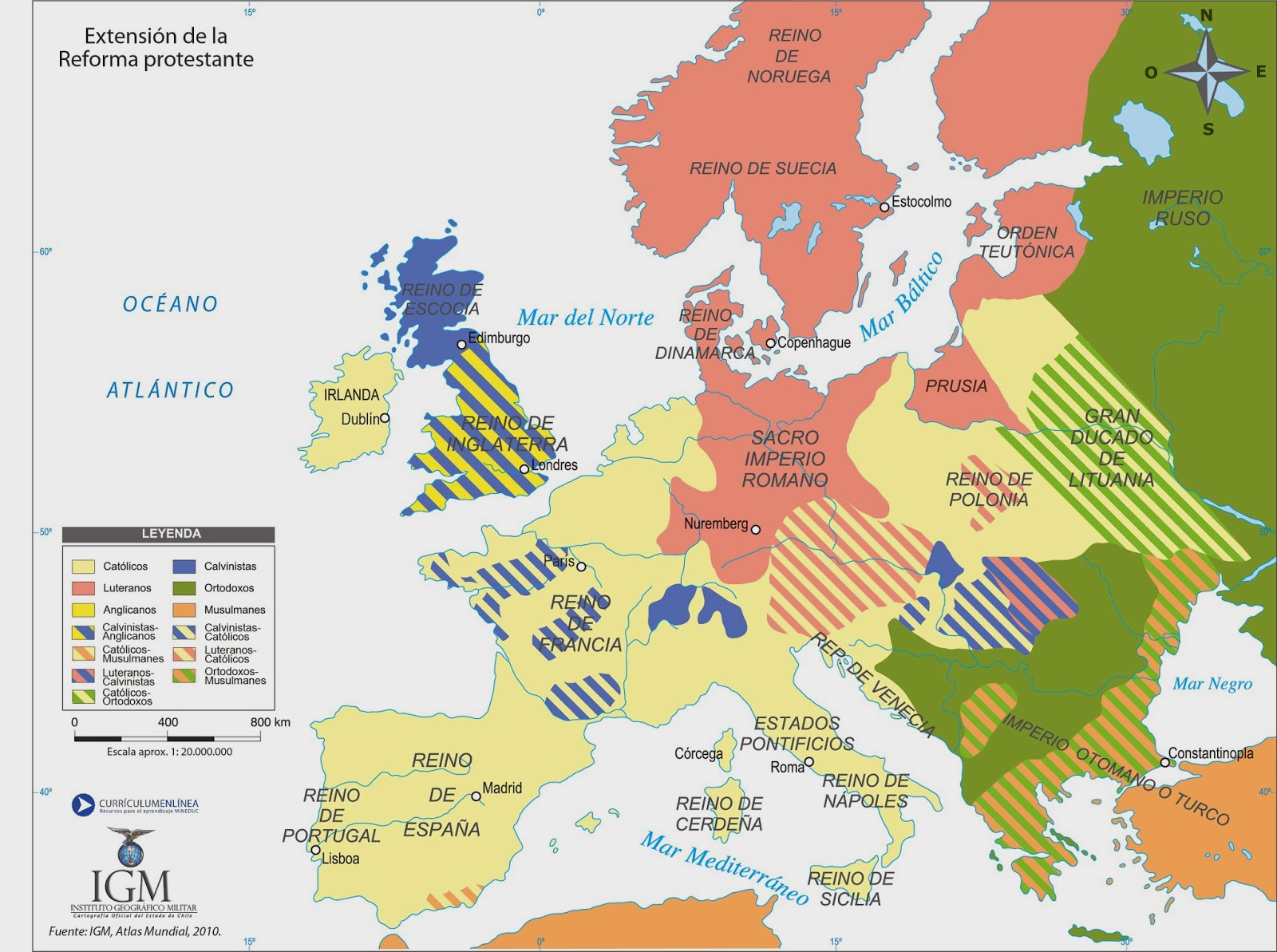 8 BÁSICO CCCH / HISTORIA, GEOGRAFÍA Y C. SOCIALES: PRUEBA EDAD MODERNA