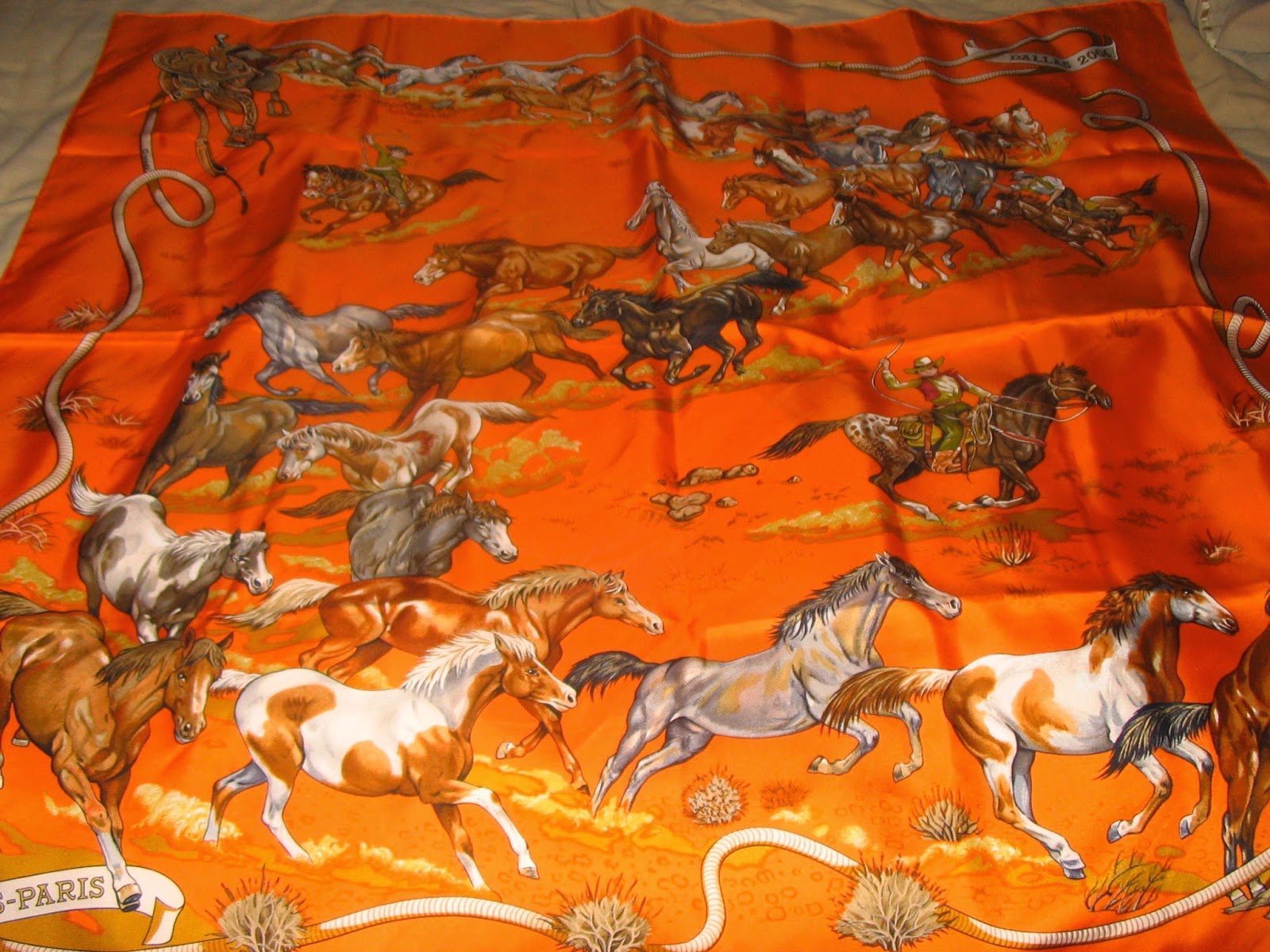 My Hermes Collection: RUST COLORED SCARVES