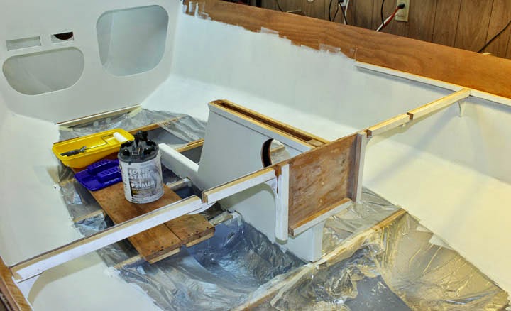 Building the "PocketShip" Pocket Cruiser: Painting Interior