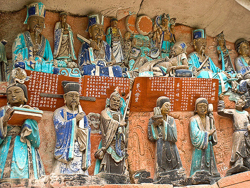 Patrimonio de la Humanidad: Esculturas rupestres de Dazu. China 1999