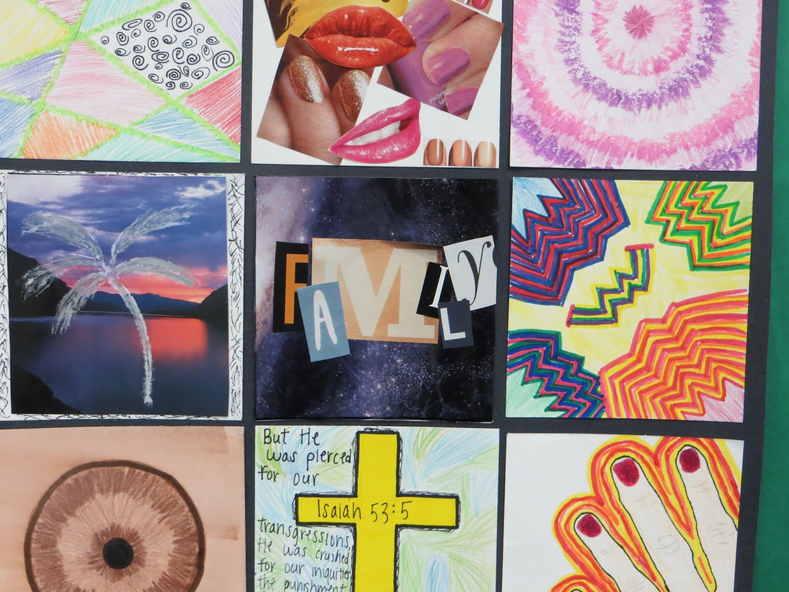 Shana's Art Room : Nine Square Project Take Two