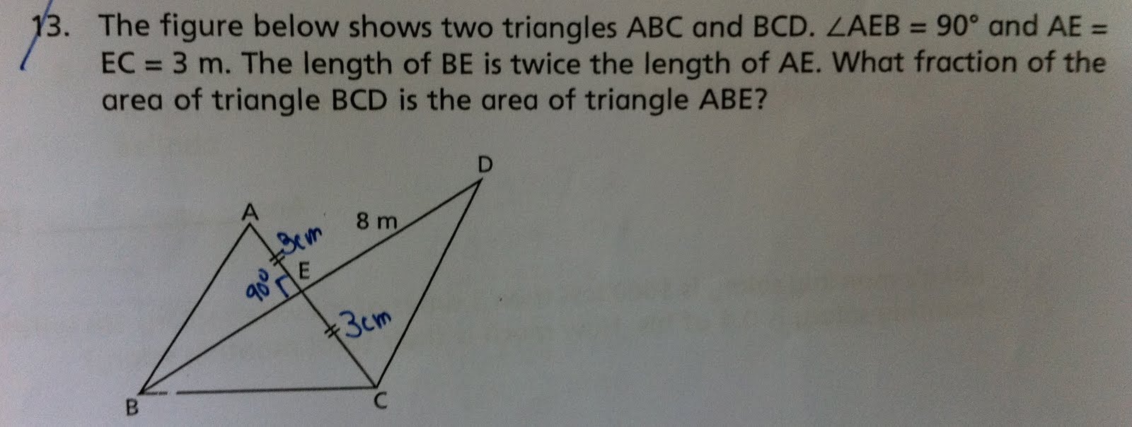Chang's Math blog: P5 area of triangle and geometry