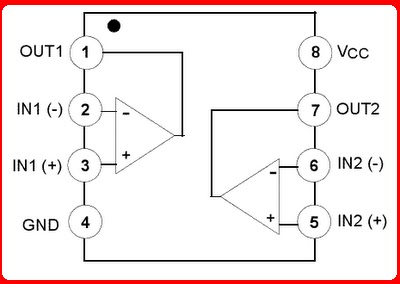 SKEMA RANGKAIAN AMPLIFIER: Pre Amp Mic