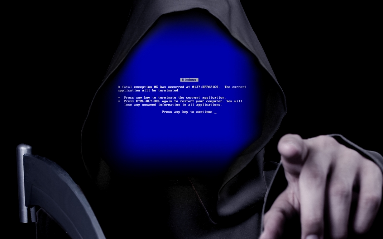 Nevermind: Blue Screen of Death (BSoD)