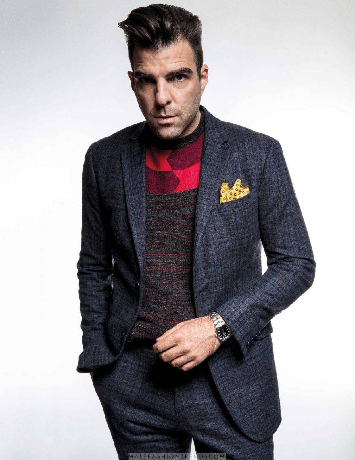 Zachary Quinto para DAMAN Magazine por Mitchell Nugyen McCormack