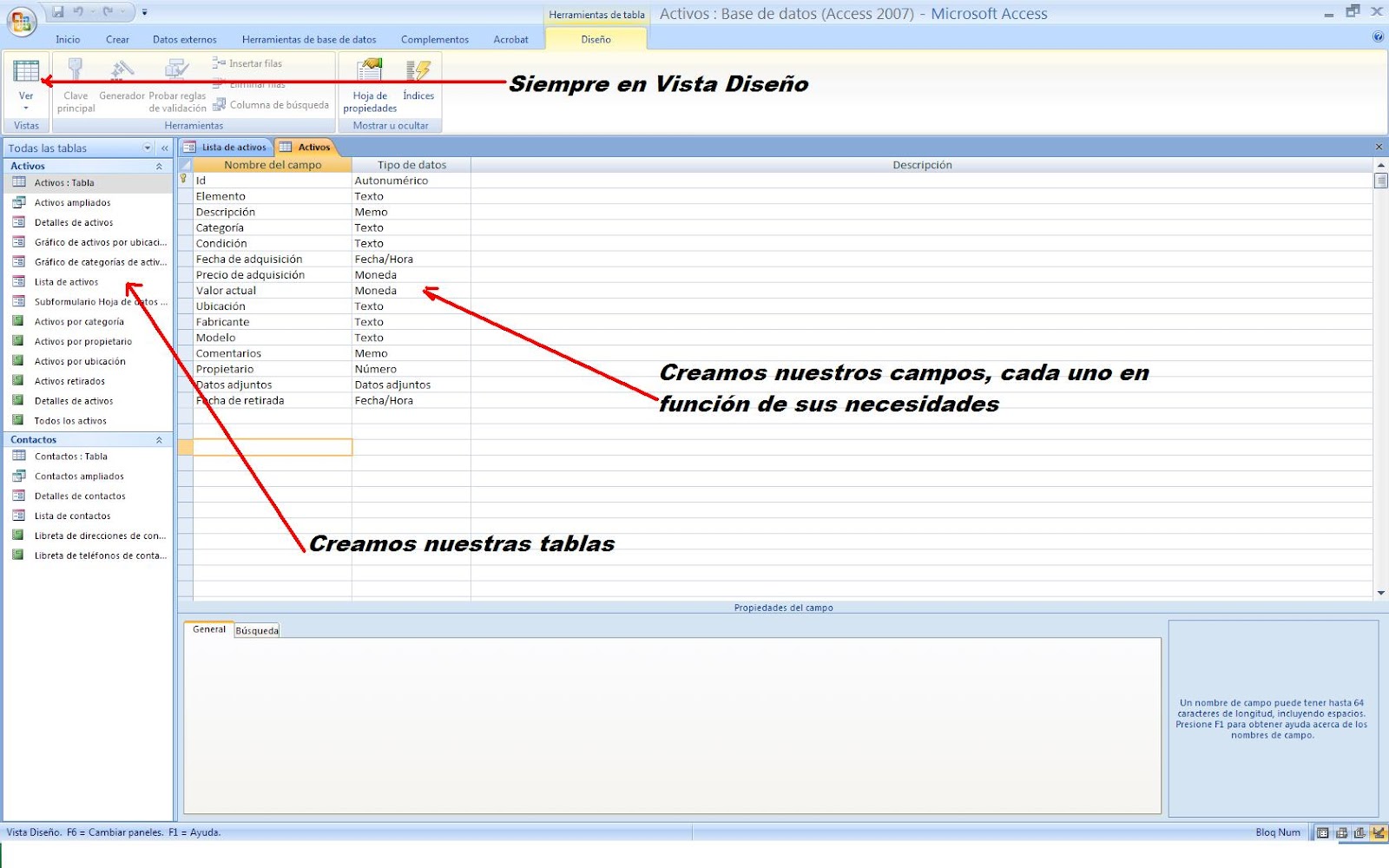 SOLUCIONES TECNICAS - INFORMATICA DE USUARIO: TRUCO Nº 17 - ACCESS 2007 ...