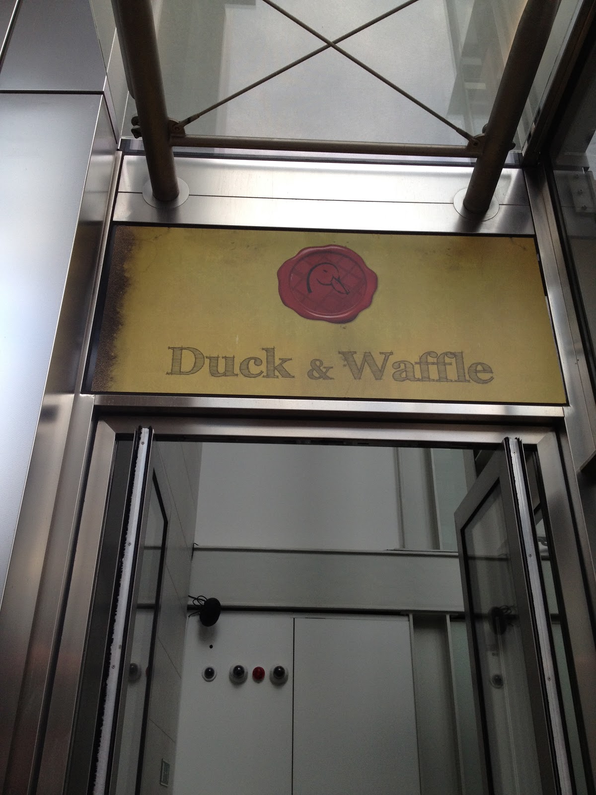 The London Intruder: Incredible view of London at Duck & Waffle