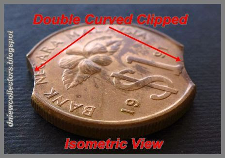 DOUBLE CURVED CLIPPED ERRORS | Error coins