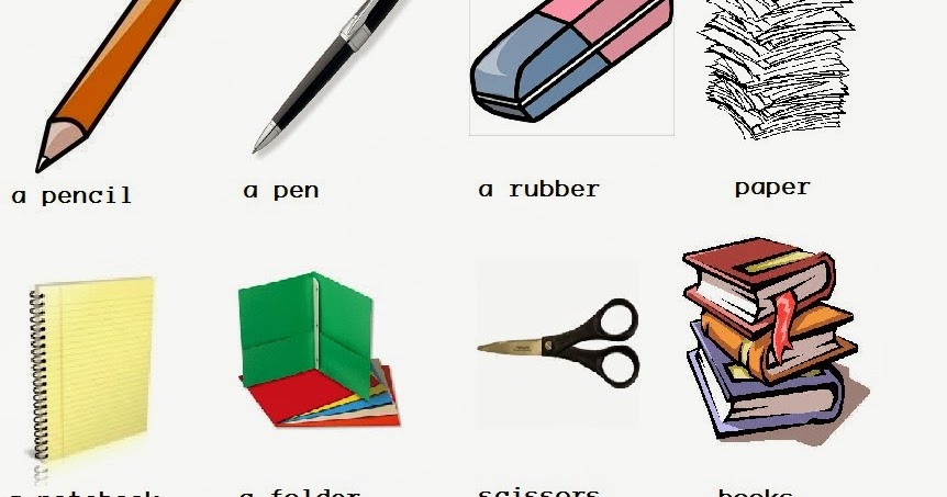 It's an awesome school: Classroom objects!!