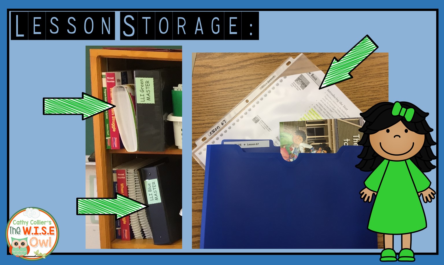 Organizing Our LLI Kits | The W.I.S.E. Owl