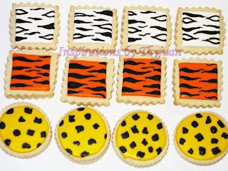 Inspirations by Thyjuan LLC.: Zoo Animal & Animal Print Cookies